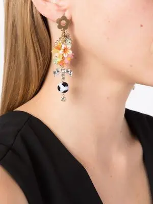 AMIR SLAMA Football Drop Earrings