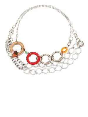 AMIR SLAMA Multi-chain Charm Necklace