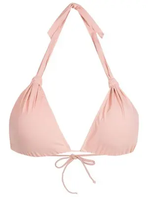 CLUBE BOSSA Halterneck Bikini Top - Neutrals