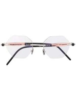 KUBORAUM Hexagonal-frame Glasses