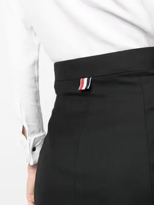 Thom Browne Twill-weave Pencil Skirt
