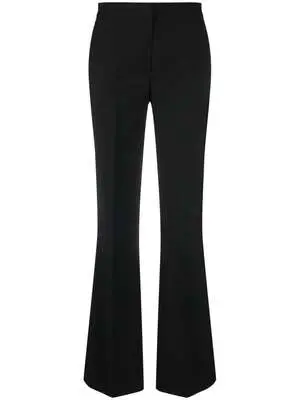 BLANCA VITA High-waisted Flared Trousers - Black