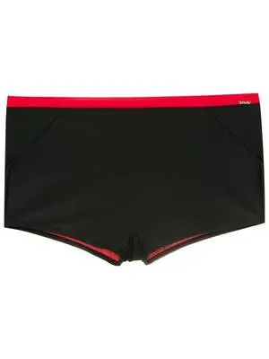 AMIR SLAMA Two-tone Swim Shorts - Black