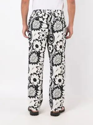 AMIR SLAMA Graphic-print Trousers
