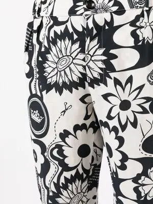AMIR SLAMA Graphic-print Trousers