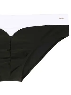 AMIR SLAMA Two-tone Swim Trunks