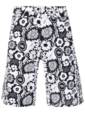 AMIR SLAMA Graphic-print Bermuda Shorts