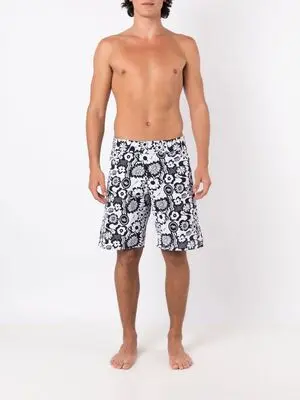 AMIR SLAMA Graphic-print Bermuda Shorts