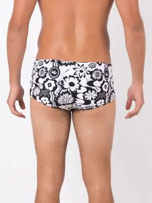 AMIR SLAMA Printed Swim Trunks