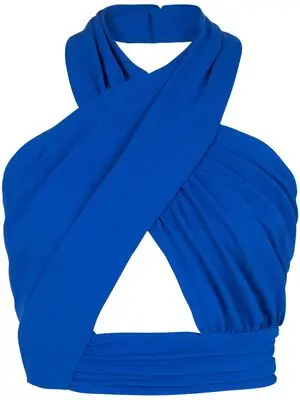 Balmain Halterneck Top - Blue