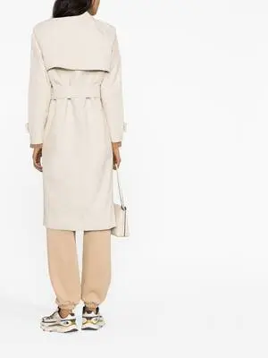 Calvin Klein Single-breasted Belted Coat