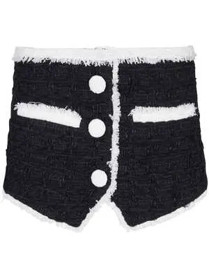 Balmain Tweed Mini Skirt