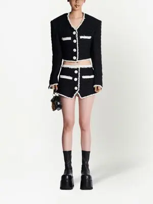 Balmain Tweed Mini Skirt