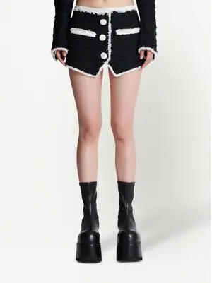 Balmain Tweed Mini Skirt
