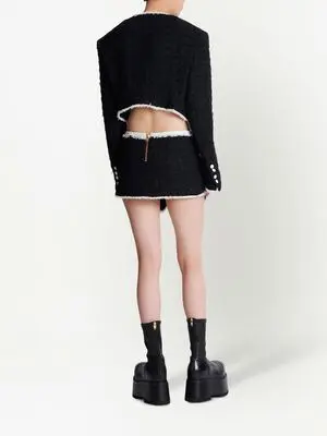 Balmain Tweed Mini Skirt