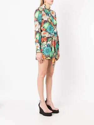 AMIR SLAMA Floral Print Shirt