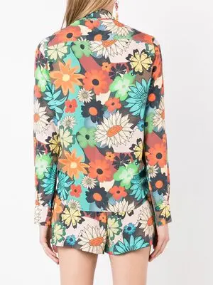AMIR SLAMA Floral Print Shirt