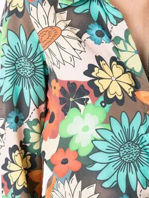 AMIR SLAMA Floral Print Shirt