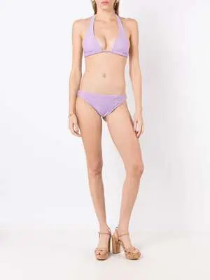 AMIR SLAMA Crochet-knit Halterneck Bikini