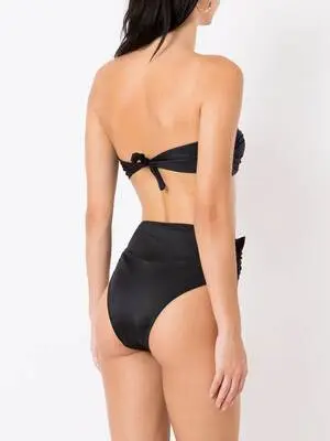 BRIGITTE Ring-detail Bandeau Bikini Set