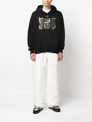 Off-White Arrows Caravaggio Print Hoodie