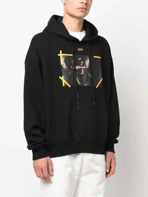 Off-White Arrows Caravaggio Print Hoodie
