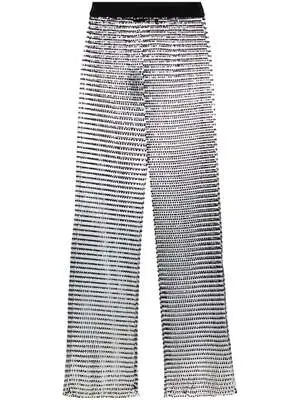 ROTATE BY BIRGER CHRISTENSEN Crystal-embellished Trousers
