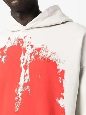 A-COLD-WALL* Paint Effect Cotton Hoodie