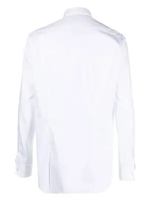 XACUS Long-sleeved Cotton Shirt - White
