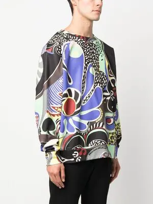 Moschino Graphic-print Crew Neck Sweatshirt