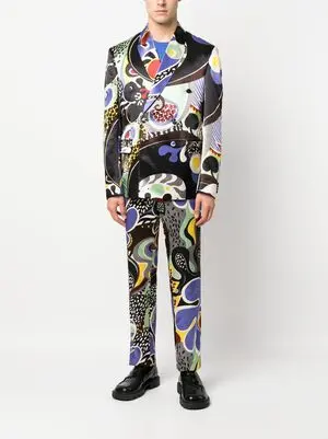 Moschino All-over Graphic Print Tailored Trousers