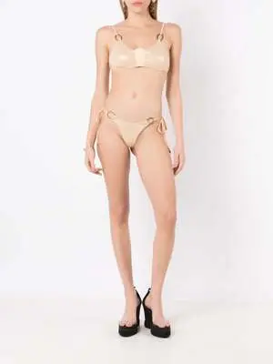 AMIR SLAMA Metallic Bikini Set
