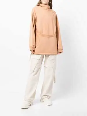 DION LEE Interlock Mask Hoodie