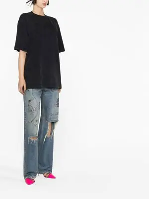 Balenciaga Logo-print Cotton T-shirt
