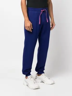 LANVIN Drawstring-waistband Detail Track Pants - Blue