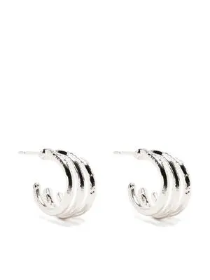 ALIGHIERI The Child's Pose Hoop Earrings - Silver