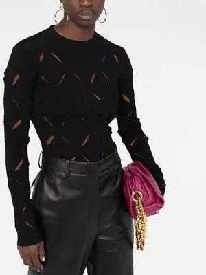 Versace Cut-out Knitted Jumper
