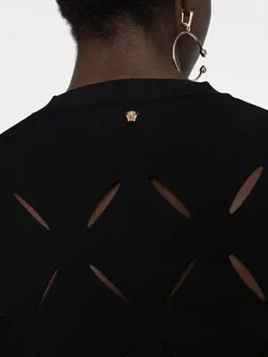 Versace Cut-out Knitted Jumper