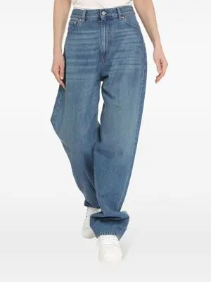 Valentino Garavani High-rise Wide-leg Jeans - Blue