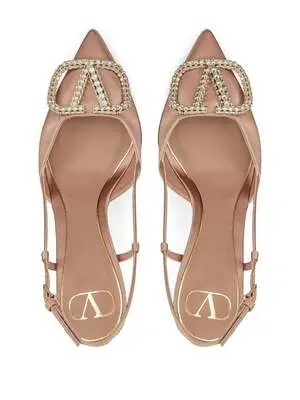 Valentino Garavani Vlogo Signature 120mm Slingback Pumps