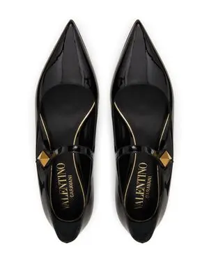 Valentino Garavani Tiptoe Patent Leather Ballerinas