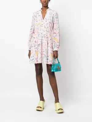 Moschino Floral-print Mini Dress