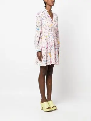 Moschino Floral-print Mini Dress