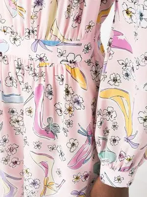 Moschino Floral-print Mini Dress