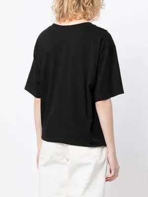 3.1 Phillip Lim Drape-detail Cotton T-shirt