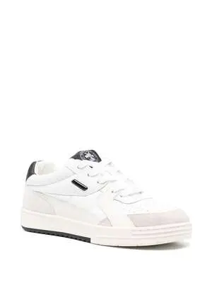 Palm Angels University Leather Sneakers - White