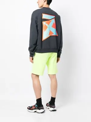Off-White Degrade Thund Crewneck Sweatshirt - Grey