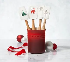 LE CREUSET Noel Utensil & Crock Set - One-color