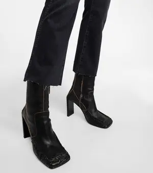7 For All Mankind Slim Kick High-rise Jeans