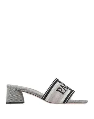 ROGER VIVIER Textile Fiber Sandals - Grey